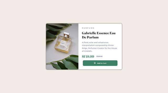 Frontend Mentor | Product Preview Card Component with CSS flex coding challenge solution