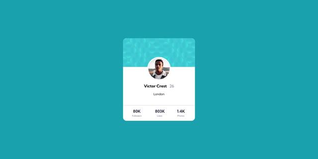 Frontend Mentor Profile Card Component Made Using React And Tailwindcss Coding Challenge Solution