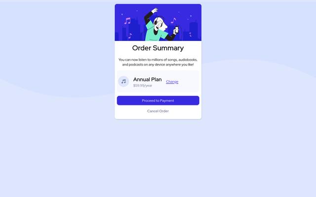 Frontend Mentor | Order Summary Component Using HTML & CSS coding ...