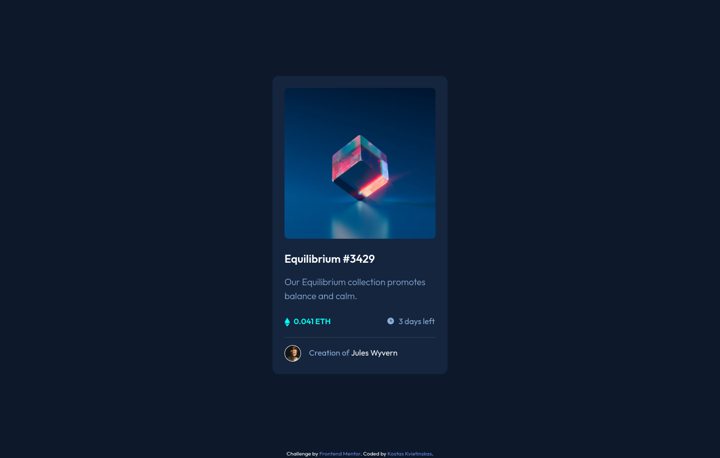 Frontend Mentor | Responsive card component with image hover overlay ...