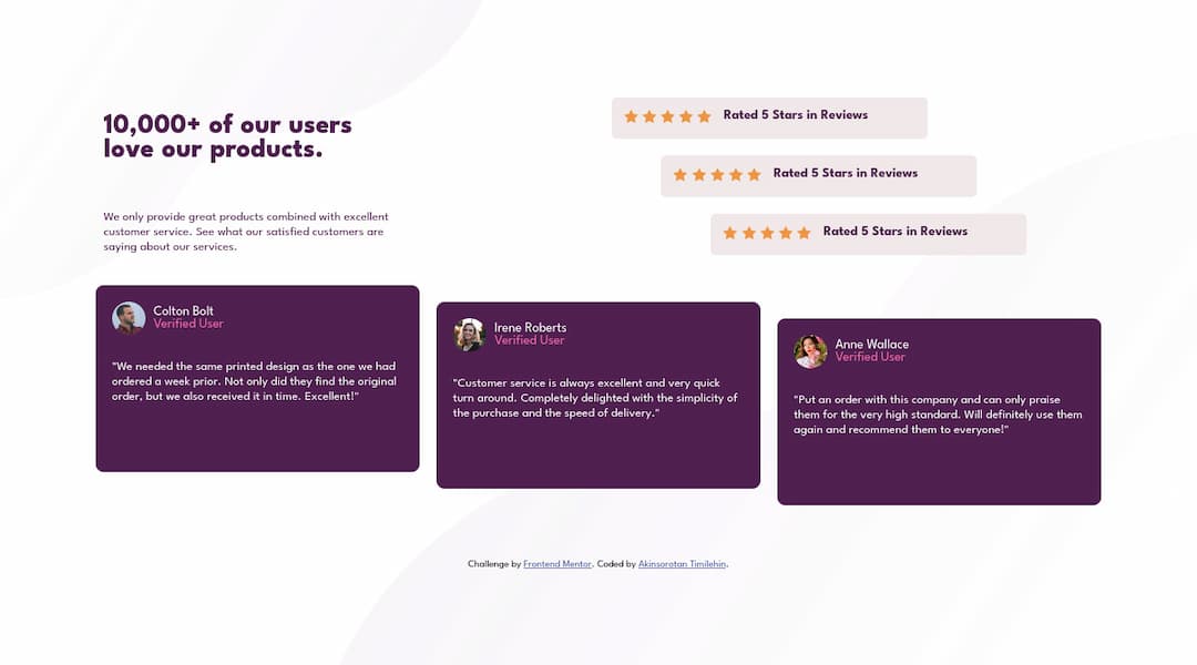 Frontend Mentor | Responsive landing page with css grid and flexbox coding challenge solution