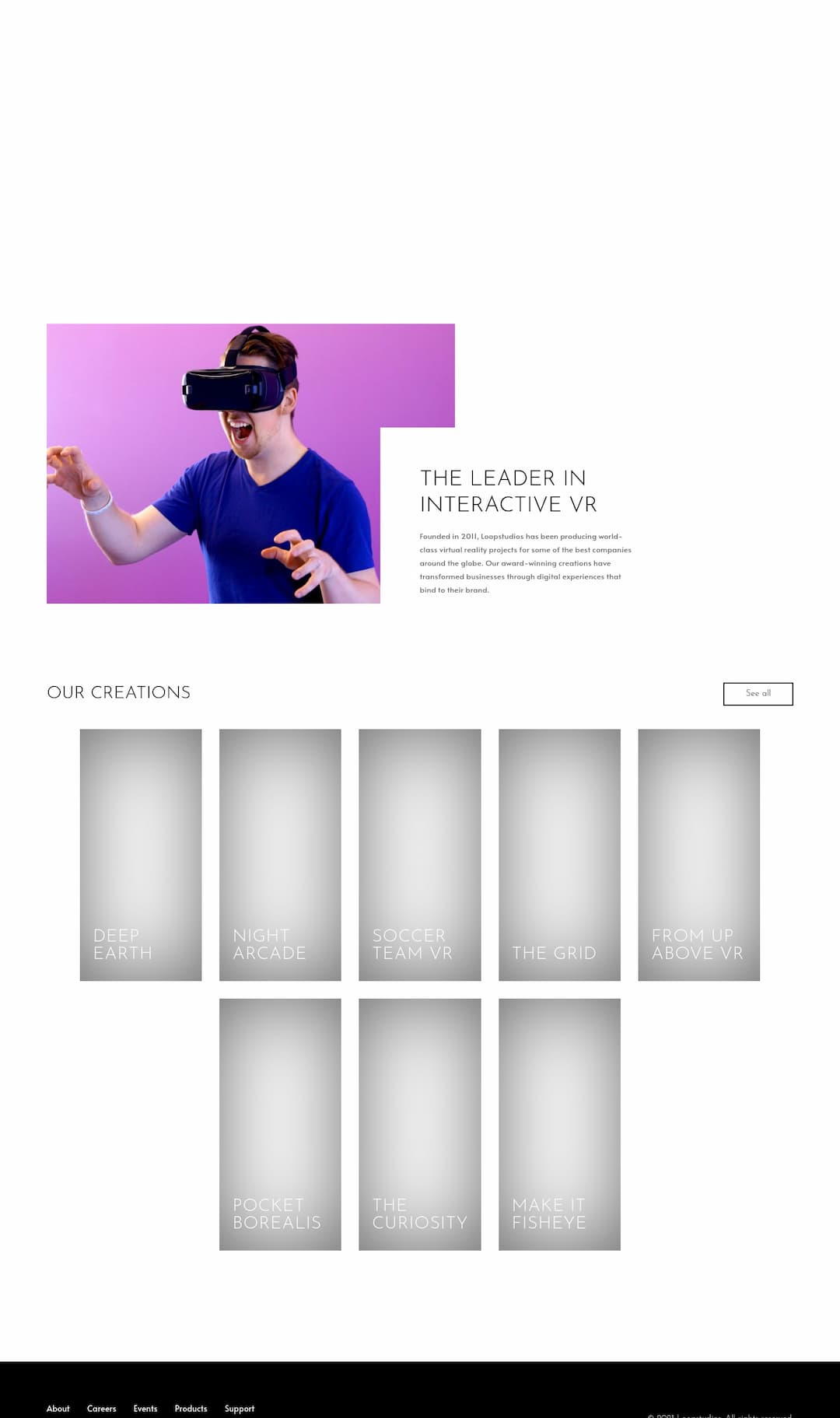 Frontend Mentor | Loopstudios Landing Page made with vanilla JS, HTML and CSS coding challenge ...