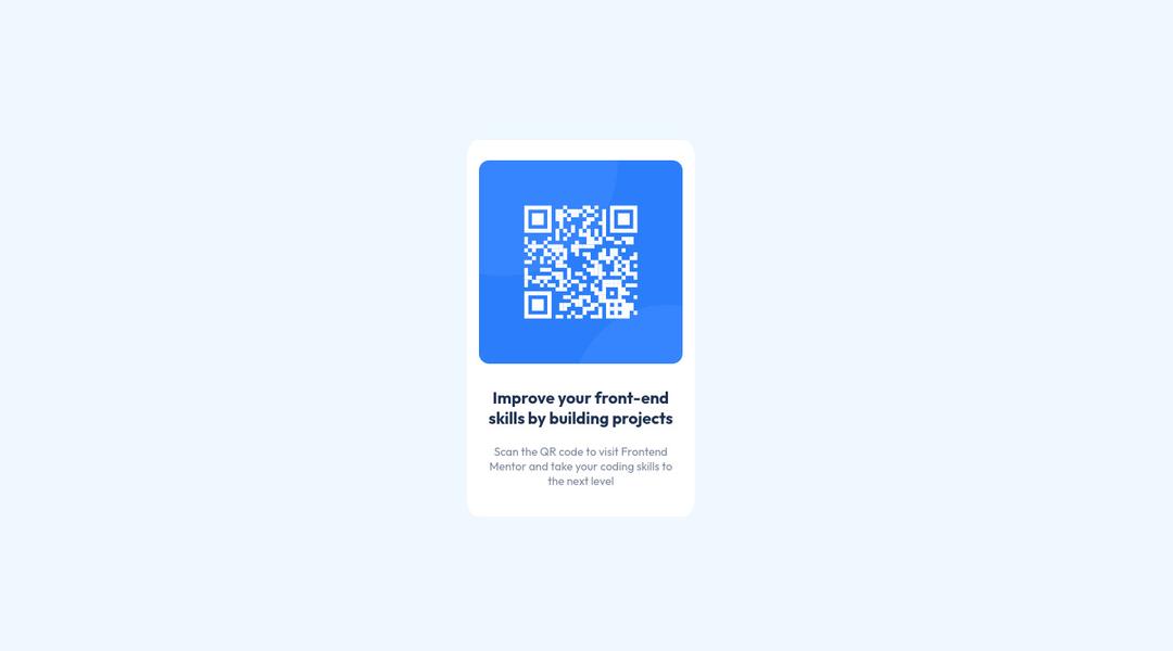 Frontend Mentor | QR code component coding challenge solution