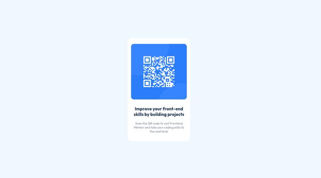 Frontend Mentor | QR code component coding challenge solution