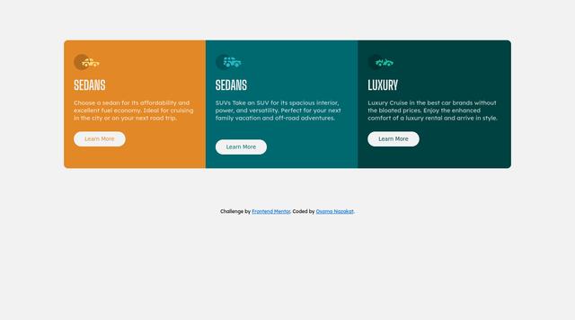 Frontend Mentor | 3-column preview card component Using Flexbox coding challenge solution