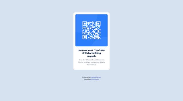 Frontend Mentor | QR Code Component using Bootstrap coding challenge solution
