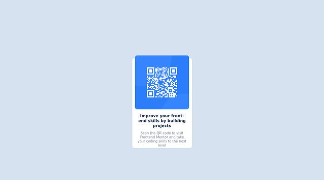Frontend Mentor | Qr_Code with HTML & CSS coding challenge solution