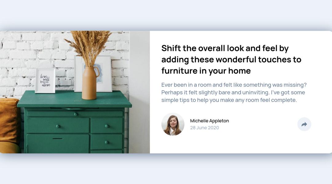 Frontend Mentor | article-preview-component-master coding challenge solution