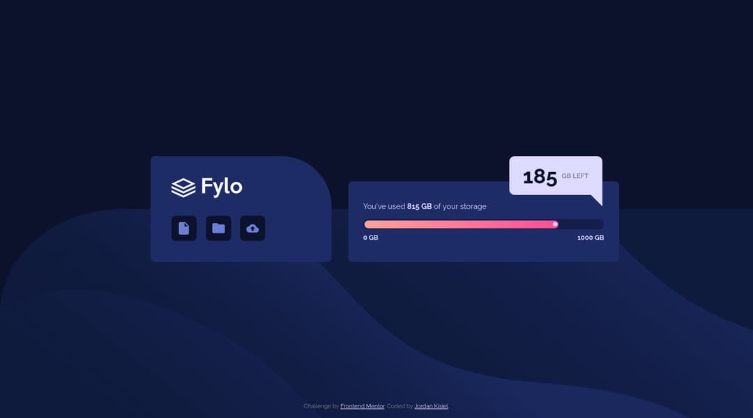 Frontend Mentor | Fylo Component (Made with Grid & Flexbox) coding challenge solution