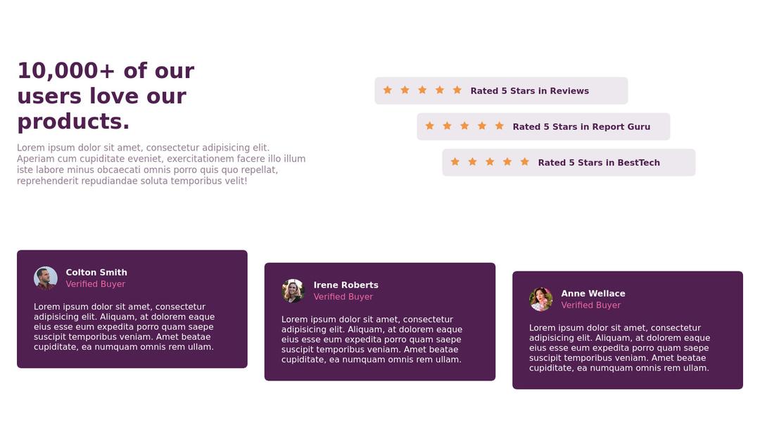 Frontend Mentor | Social Proof landing page built with HTML, CSS and CSS Media Query coding ...