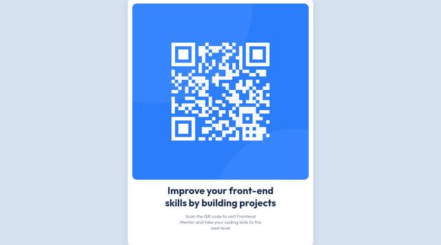 Frontend Mentor | QR-Code Challenge Flexbox coding challenge solution