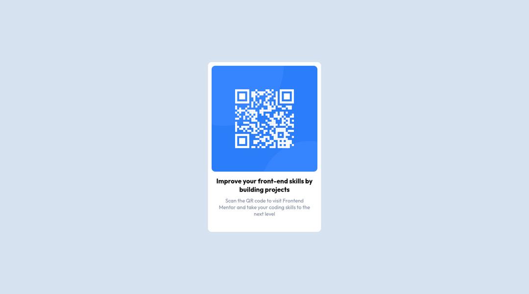 Frontend Mentor | QR Component coding challenge solution