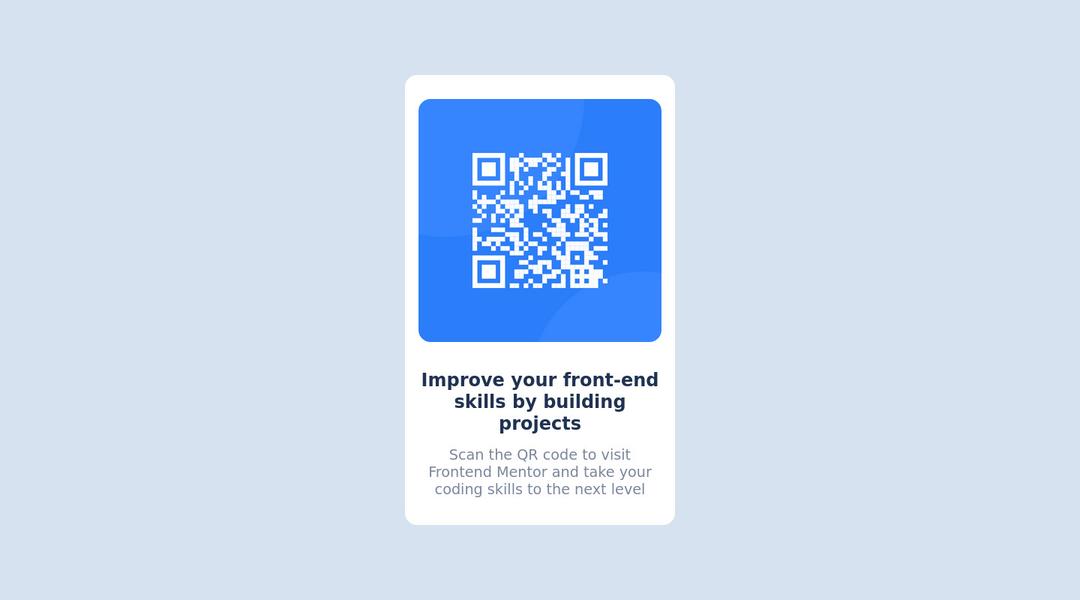 Frontend Mentor | qr-code ! coding challenge solution