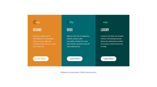 Frontend Mentor Mobile First Using Flexbox Coding Challenge Solution