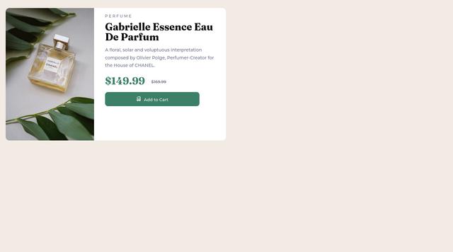 Frontend Mentor Product Preview Card Using Flexbox Coding Challenge Solution