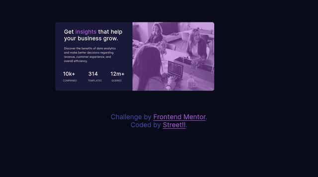 Frontend Mentor Used Css And Html With Responsive Design Coding Challenge Solution
