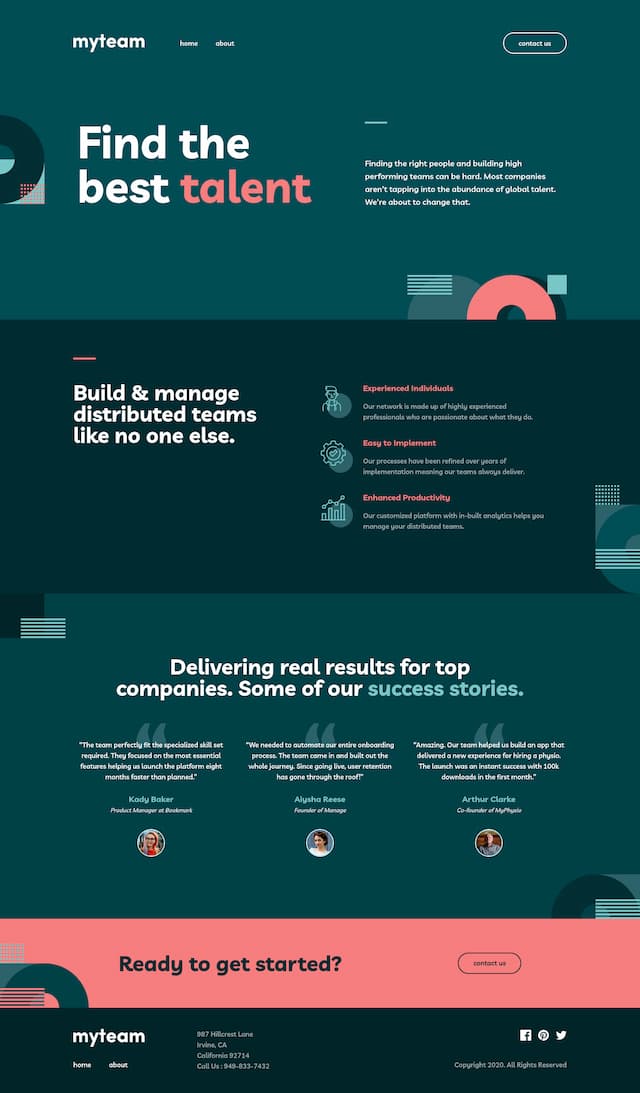 Frontend Mentor | Responsive Multi-Page Website with Grid and Flexbox coding challenge solution