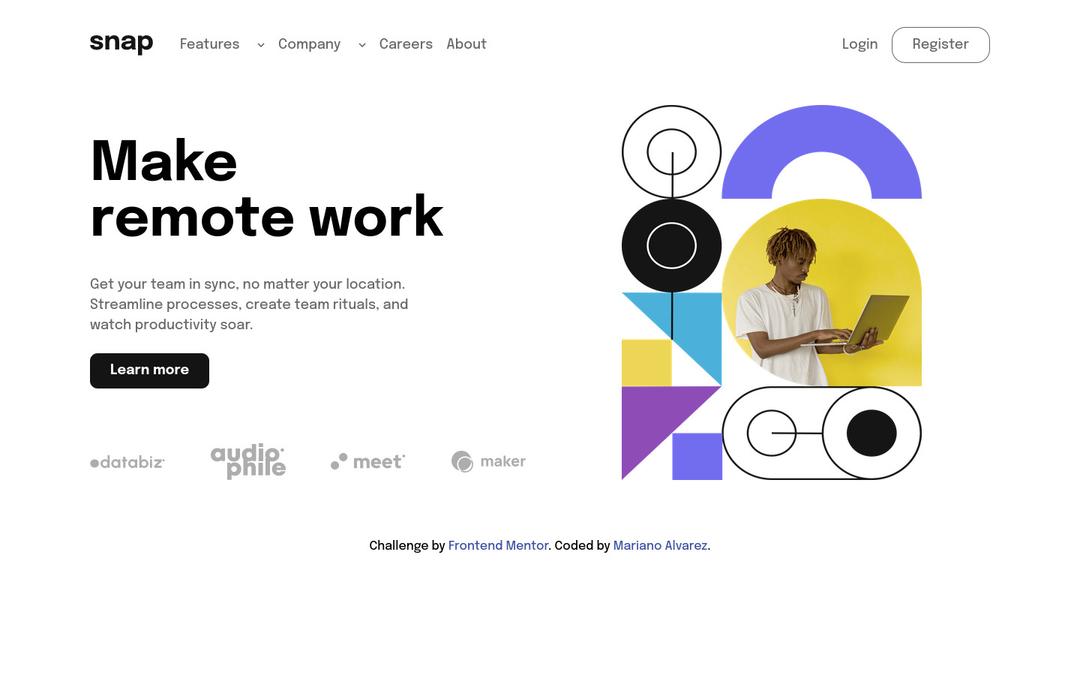 Frontend Mentor Intro Section With Dropdown Navigation Using Html