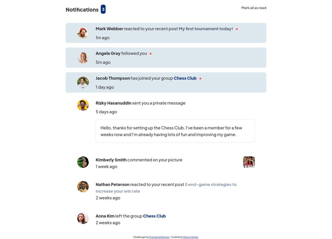 Frontend Mentor | Notification page using HTML, CSS & JavaScript DOM Manipulation coding ...