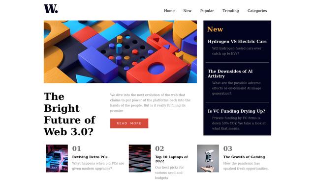 Frontend Mentor | HTML5 / CSS3 coding challenge solution