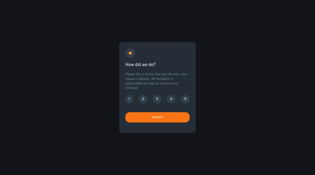Frontend Mentor Responsive Interactive Rating Component Using Html