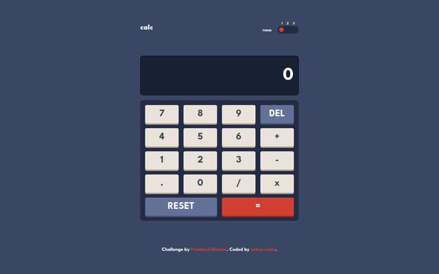Frontend Mentor | Calculator-app with ReactJS, test with Jest ...