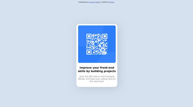 Frontend Mentor | QR Code coding challenge solution