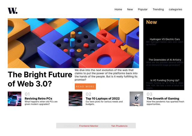 Frontend Mentor | I coded a responsive Home Page using CSS grid and FlexBox coding challenge ...