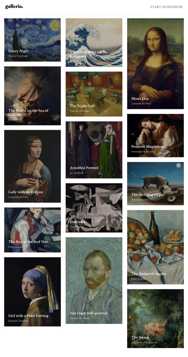 Frontend Mentor | Galleria slideshow (React) coding challenge solution