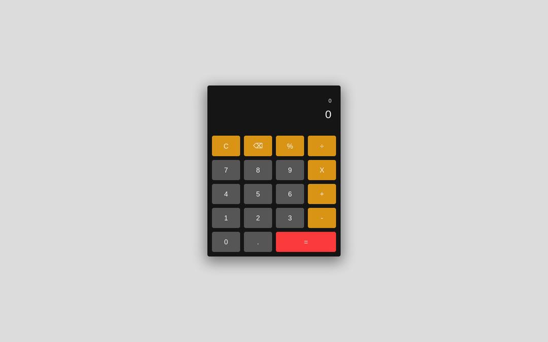 Frontend Mentor | Calculator built with React and CSS coding challenge solution