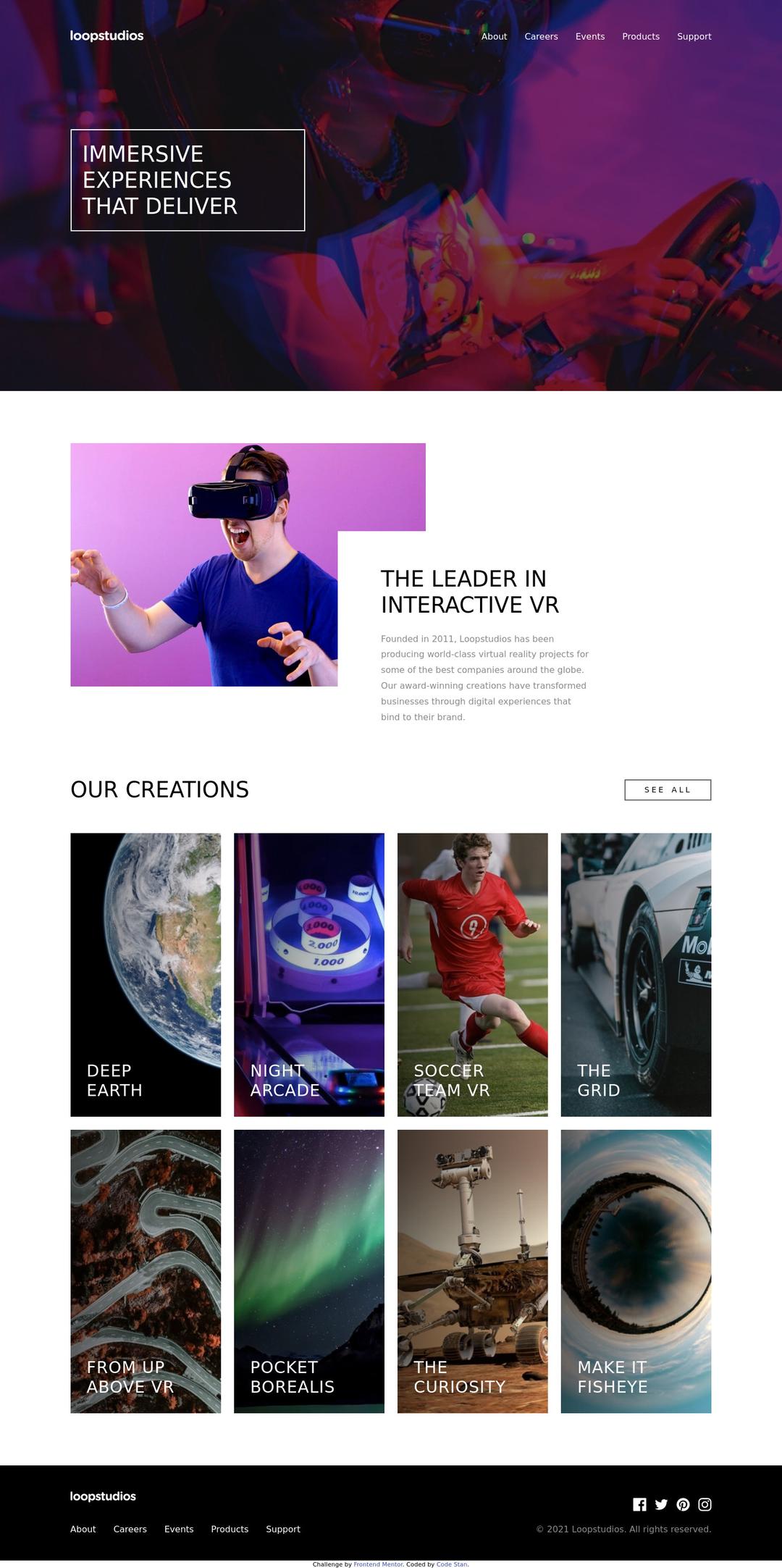 Frontend Mentor | Responsive landing page using CSS grid coding challenge solution