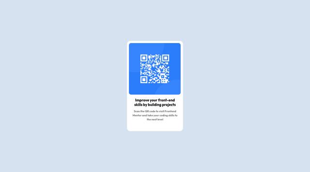 Frontend Mentor Qr Code Component Using Html And Css Coding