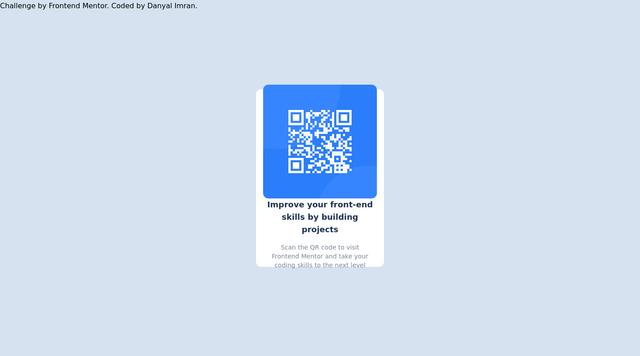Frontend Mentor | QR-Code Front-end challenge built with tailwindCSS coding challenge solution