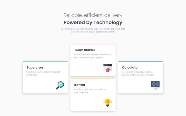 Frontend Mentor Four Card Feature Section Coding Challenge Solution