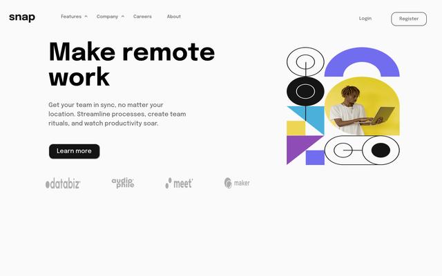 Frontend Mentor | Intro section with dropdown navigation coding challenge solution
