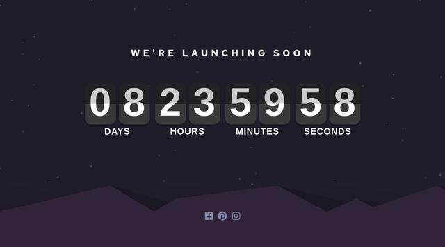 Frontend Mentor | Countdown Timer app using Tailwind, React and React-Flip-Countdown. coding ...