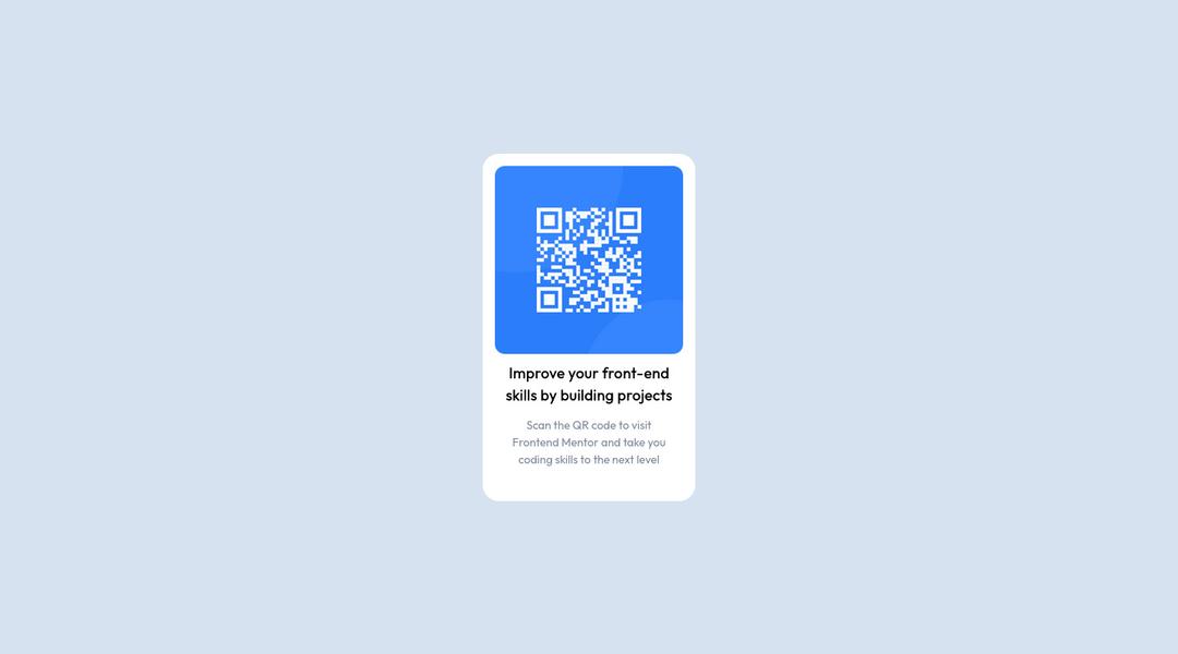 Frontend Mentor | QR Code Scanner coding challenge solution
