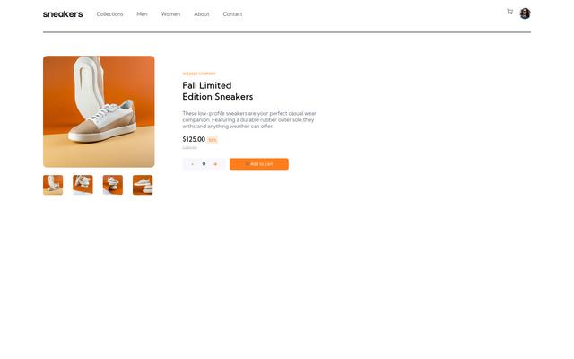 Frontend Mentor E Commerce Product Page Using Html Css And Javascript Coding Challenge Solution