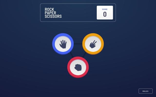 Frontend Mentor | Rock, Paper, Scissors using React & Tailwind coding challenge solution