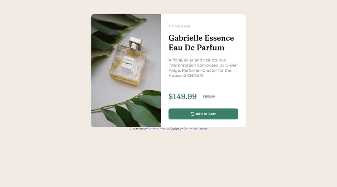 Frontend Mentor | Product preview component using HTML and CSS coding challenge solution