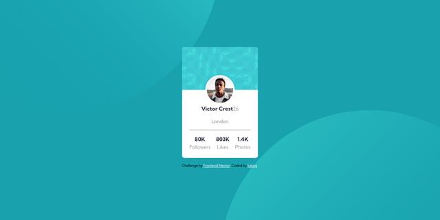 Frontend Mentor | Profile card component background with pseudo element ...
