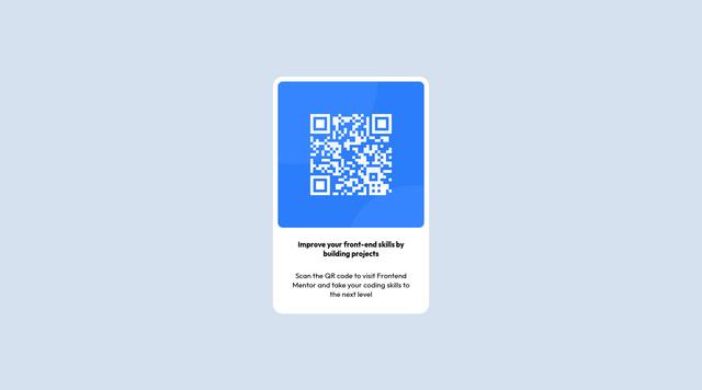 Frontend Mentor | QR-code-challenge using CSS grid coding challenge solution