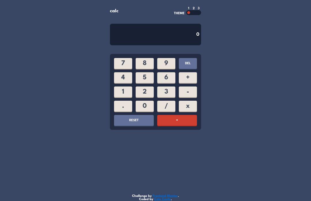 Frontend Mentor | Responsive Calculator using SASS coding challenge solution