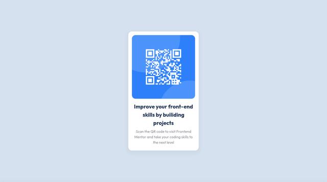 Frontend Mentor | QR code component coding challenge solution