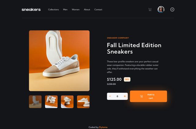 Frontend Mentor | Responsive ecommerce landing page using tailwind with dark/light mode coding ...