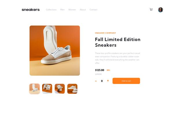 Frontend Mentor E Commerce Product Page Coding Challenge Solution