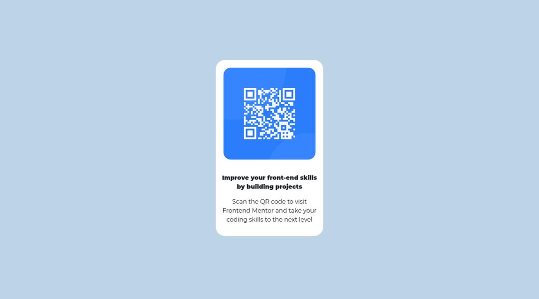 Frontend Mentor | QR Generator using HTML & CSS coding challenge solution
