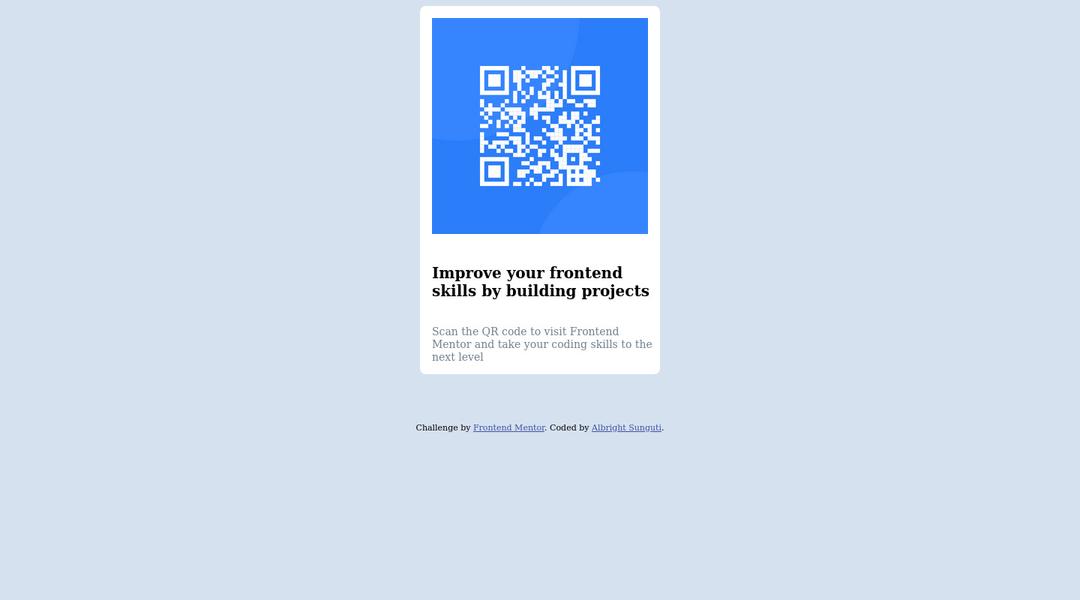 Frontend Mentor | Responsive QR code scanner using html and css coding ...