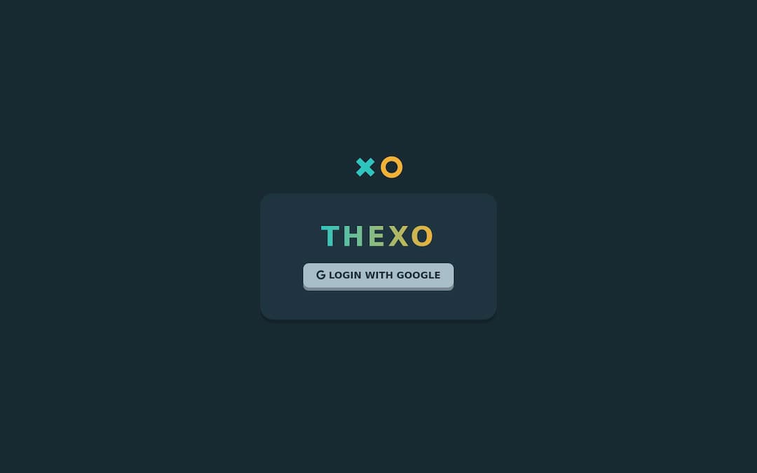 Frontend Mentor | THEXO | Tic Tac Toe but Multiplayer 🔥 coding challenge solution