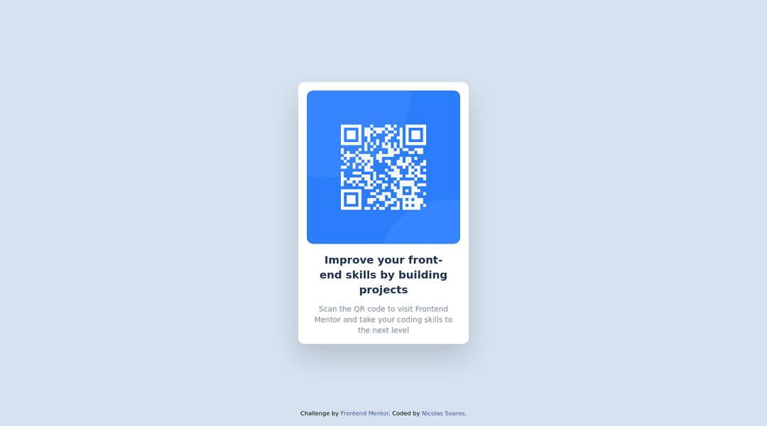 Frontend Mentor | QRCode Component coding challenge solution